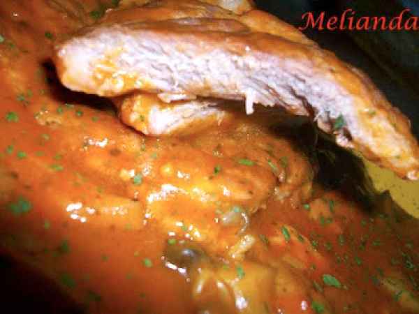 Rețetă escalop de căprioară cu ciuperci și cașcaval