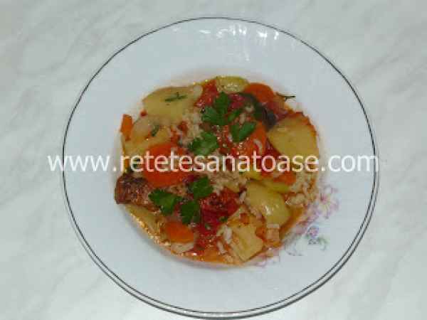 Rețetă de chisca cu orez și carne