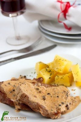 Rețetă antricot de vită în sos de piper