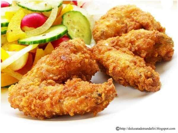 Rețetă de aripioare de pui crocante și delicioase