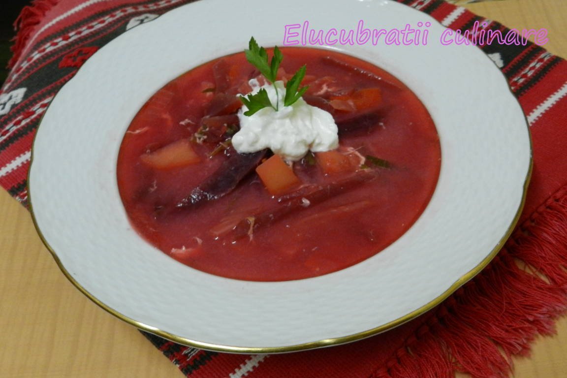Rețetă borș de sfeclă roșie simplă și sănătoasă