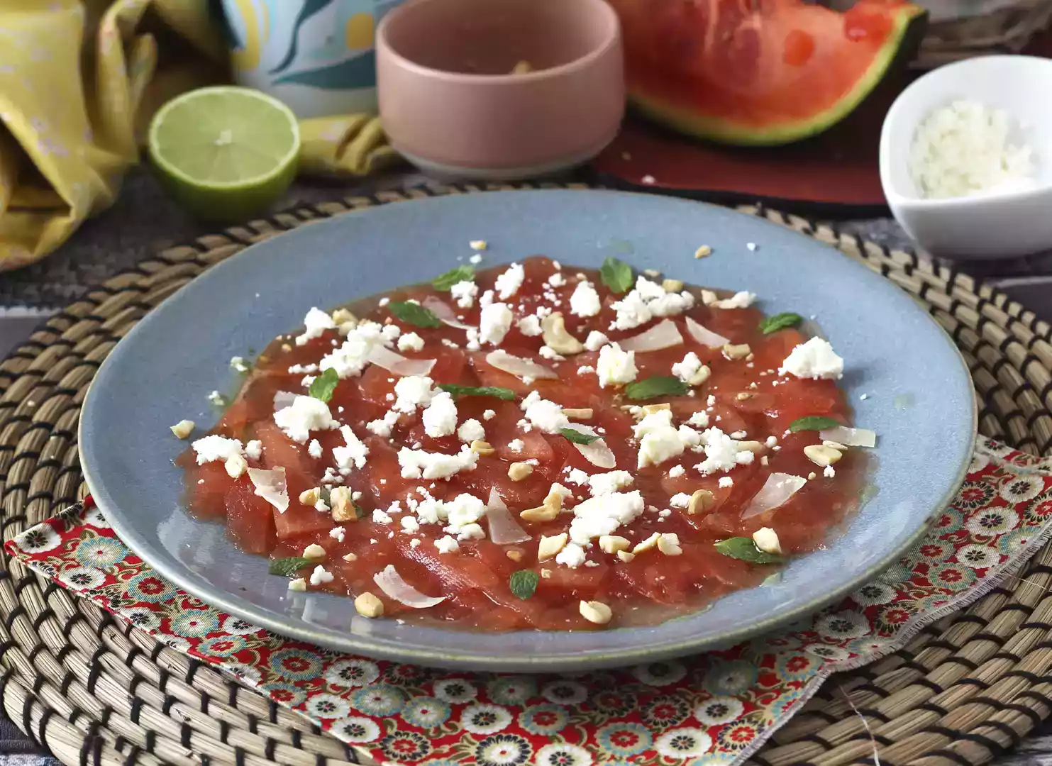 Rețetă carpaccio pepene: aperitiv răcoritor de vară