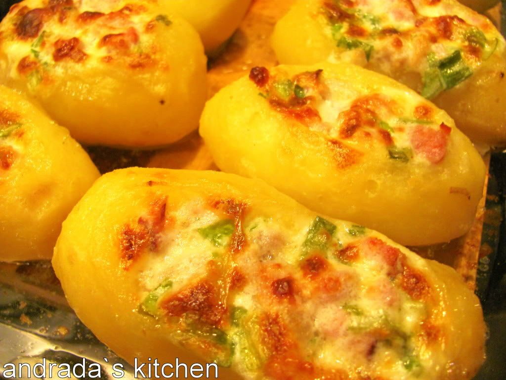 Rețetă de cartofi umpluți