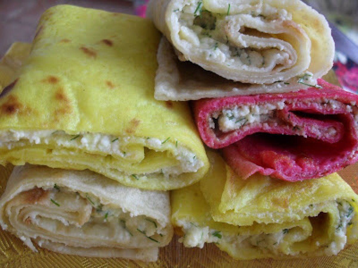 Clatite colorate - Rețetă Petitchef