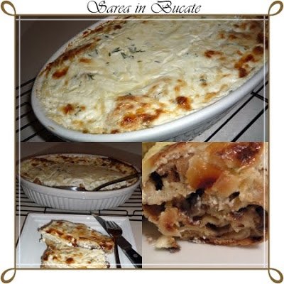 Rețetă clătite cu ciuperci și piept de pui