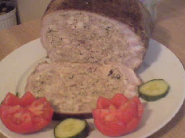 Coasta de porc umpluta