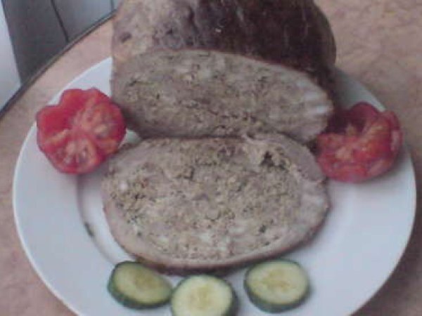 Coasta de porc umpluta