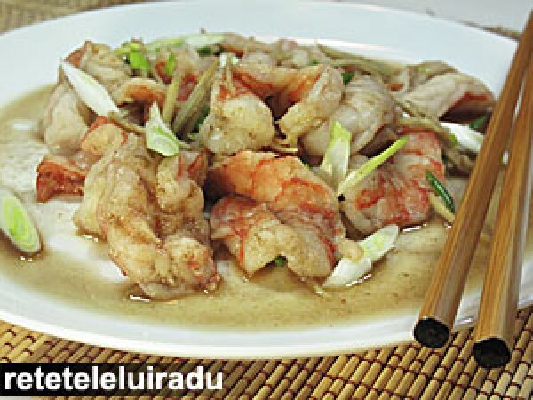 Creveti cu ghimbir - Rețetă Petitchef