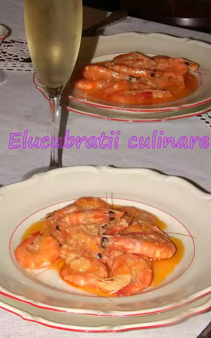 Rețetă creveti în unt cu usturoi simplă și gustoasă