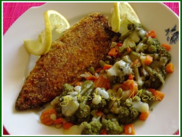 File de macrou cu brocoli si sos picant - Rețetă Petitchef