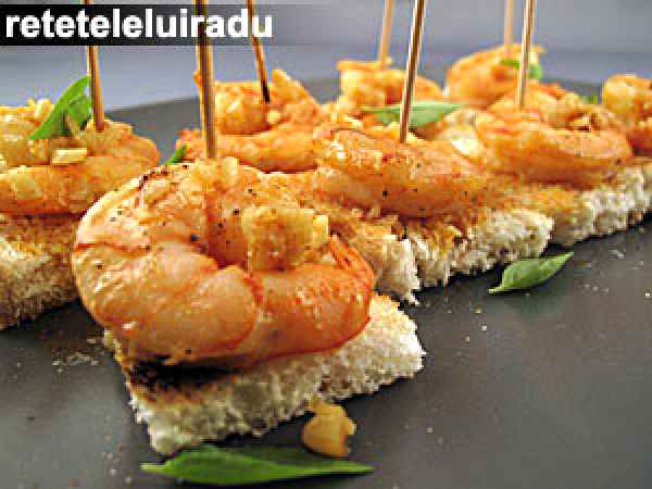 Crema de creveți al ajillo - rețetă delicioasă