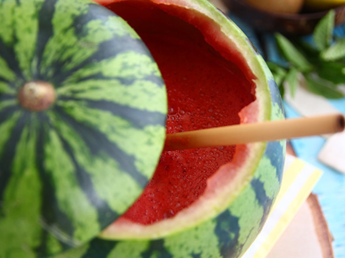 Rețetă gin tonic cu pepene