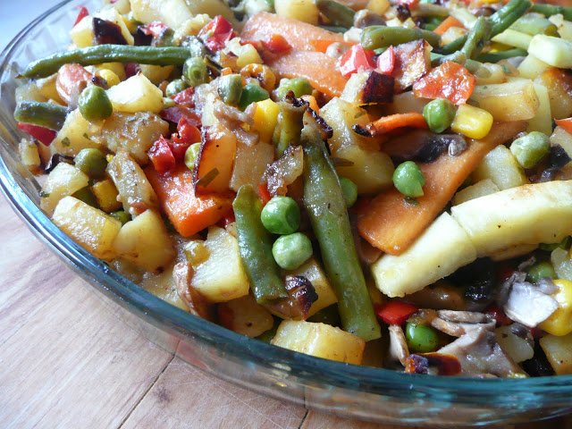 Rețetă de legume la cuptor