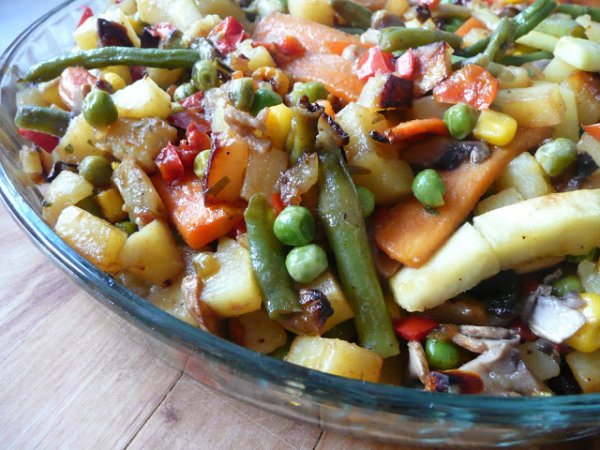 Rețetă de legume la cuptor