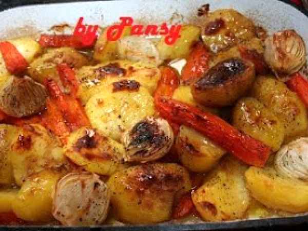 Rețetă de legume la cuptor - foarte gustoase!