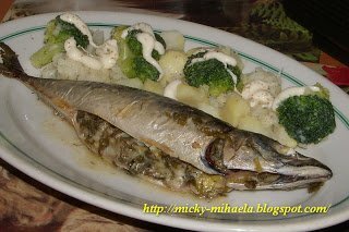 Rețetă de macrou umplut la cuptor