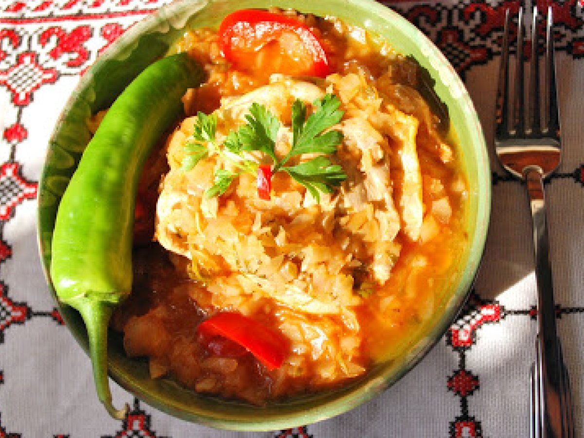 Rețetă de mâncărică de varză cu pui