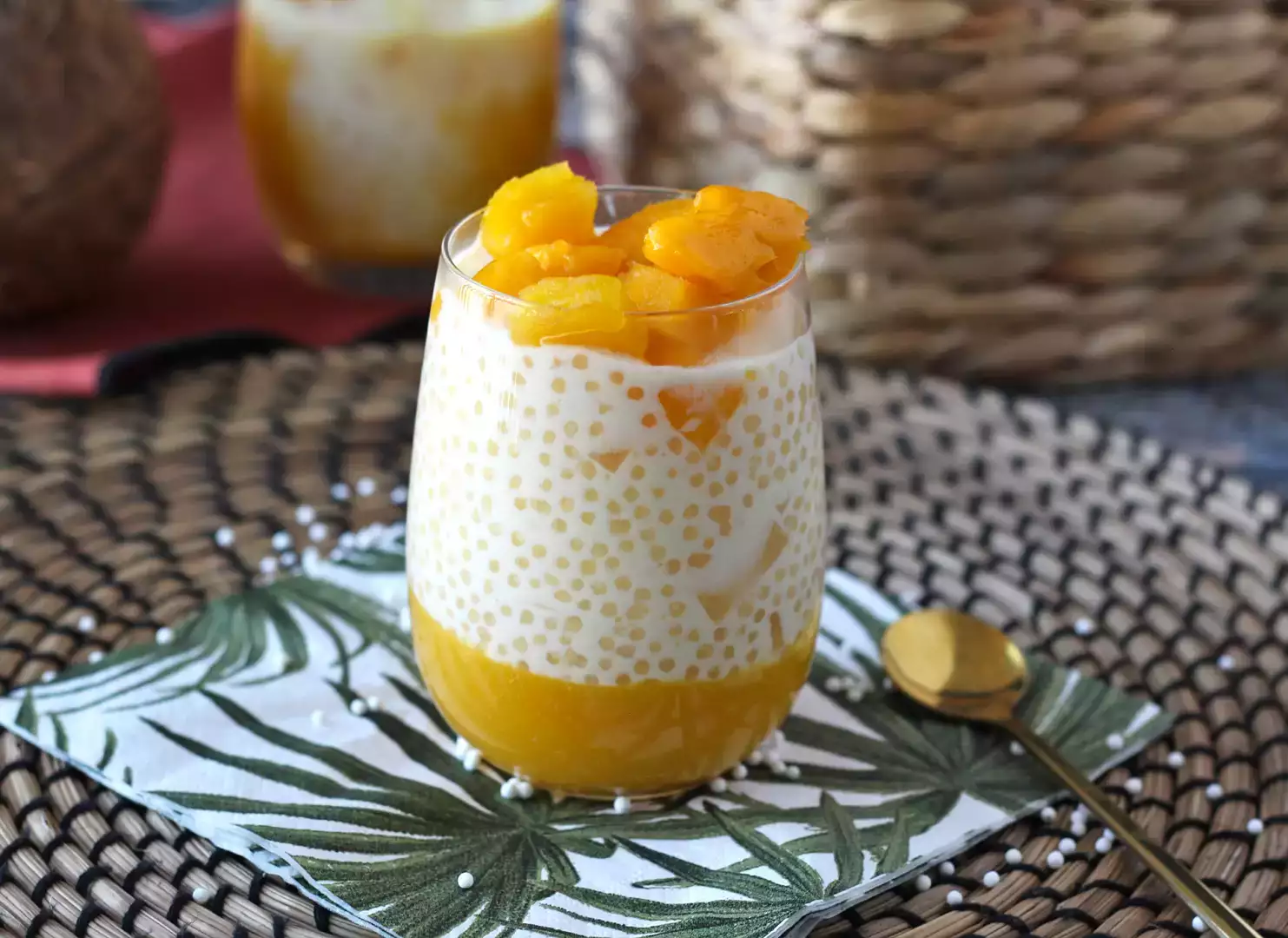 Mango sago, desertul asiatic cu tapioca și mango care cucerește prin ...