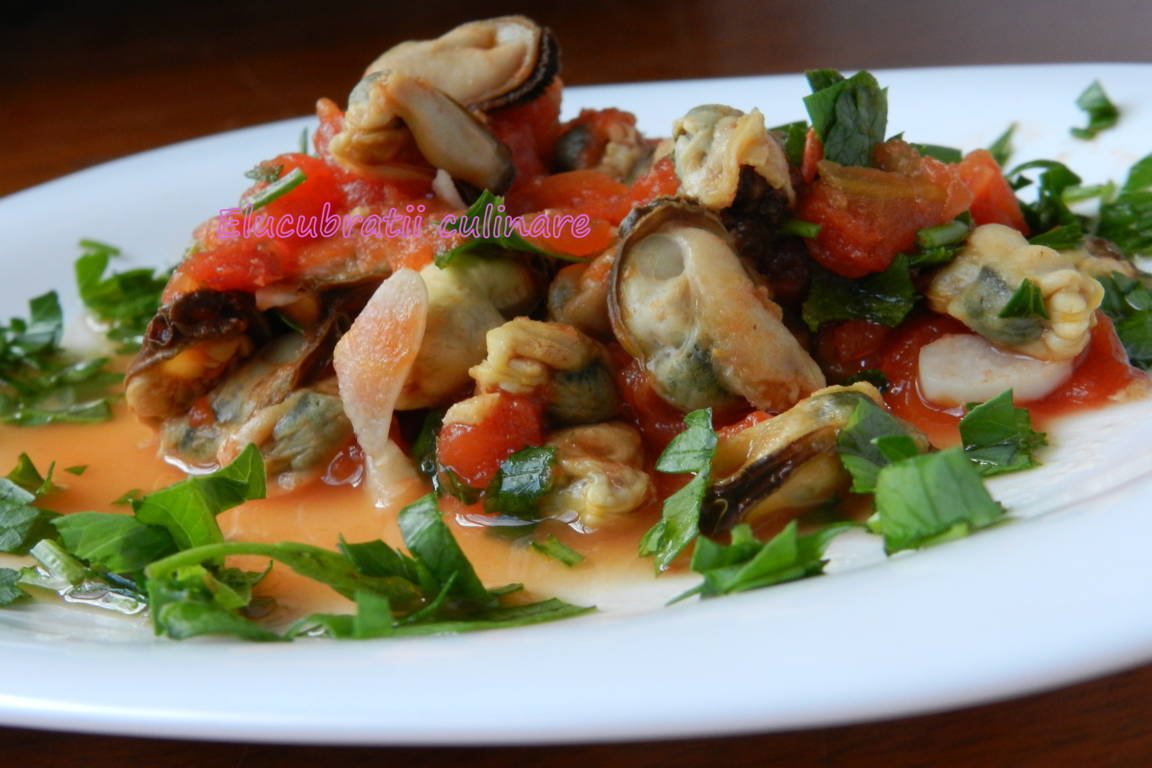 Midii în sos provensal - rețetă simplă și delicioasă