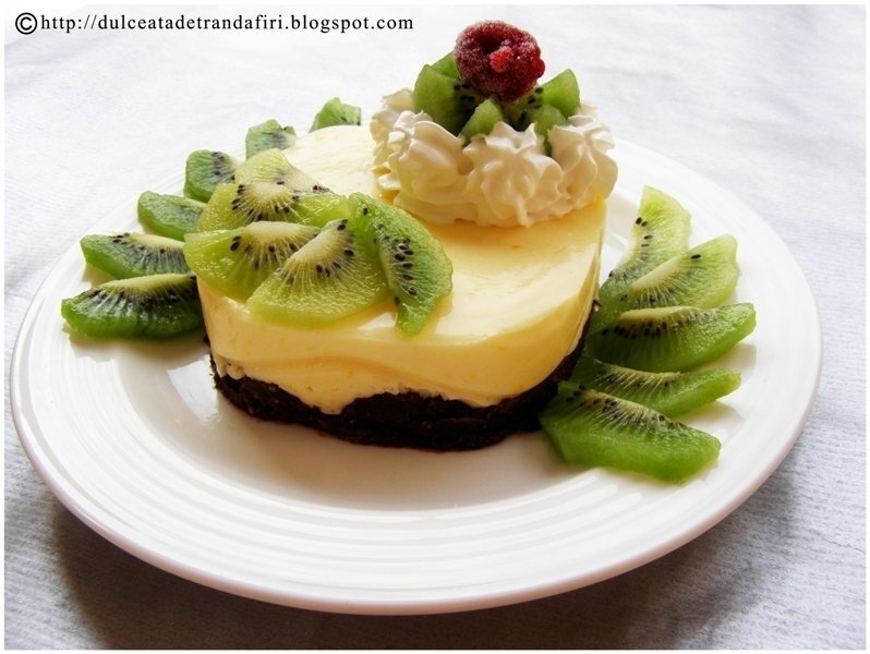 Rețetă mini-tort cu kiwi rapid și gustos