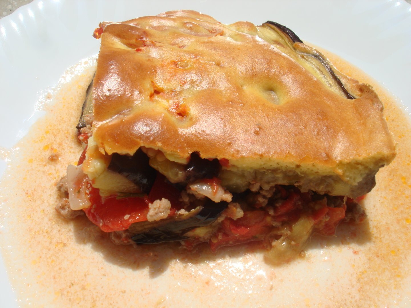 Rețetă musaca de vinete cu crustă de aluat deliciosă