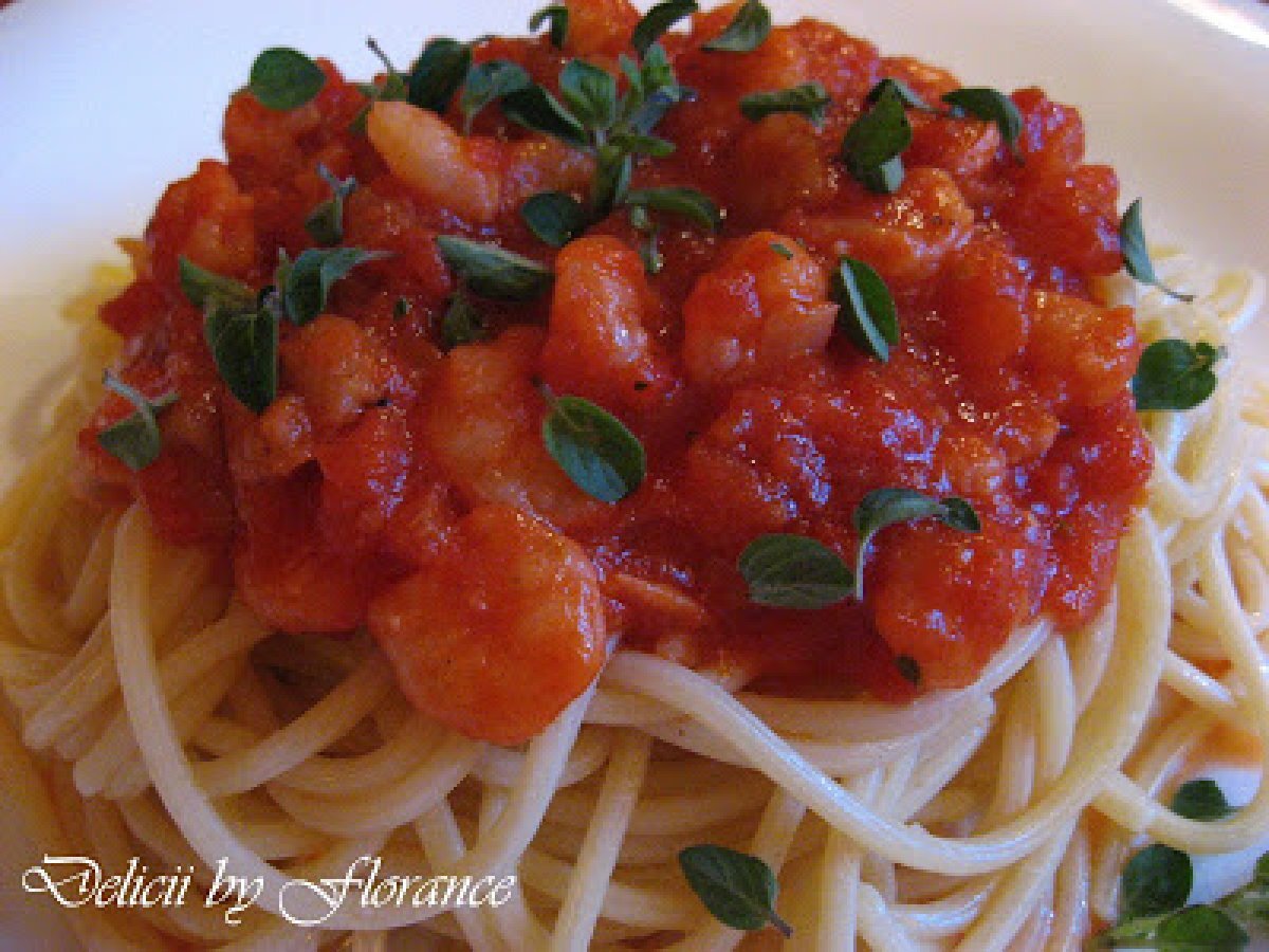 Rețetă de paste cu creveti