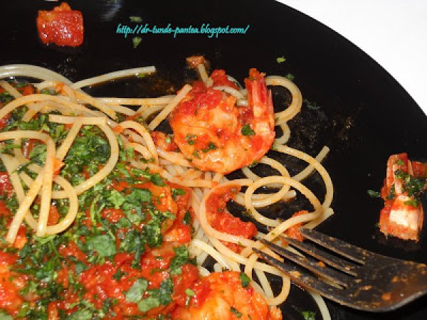 Rețetă de paste cu creveti