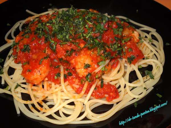 Rețetă de paste cu creveti