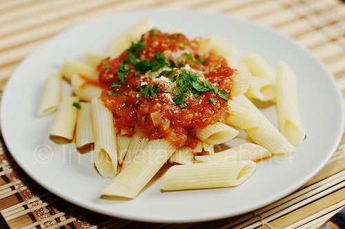 Rețetă paste cu sos de roșii