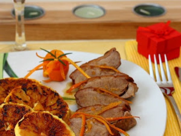 Rețetă piept de rață cu portocale