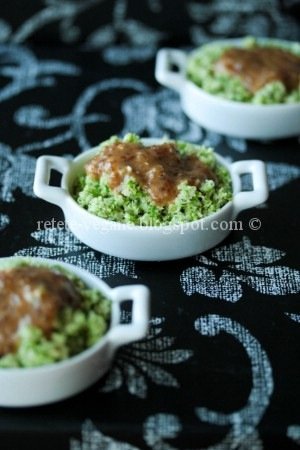 Rețetă piure de broccoli cu sos dulce-acrișor
