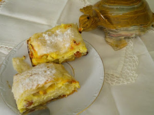 Rețetă de plăcintă foietaj cu brânză