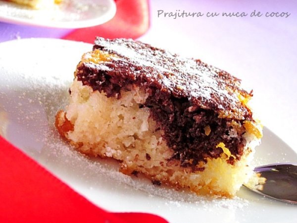 Rețetă de prăjitură de post cu cocos