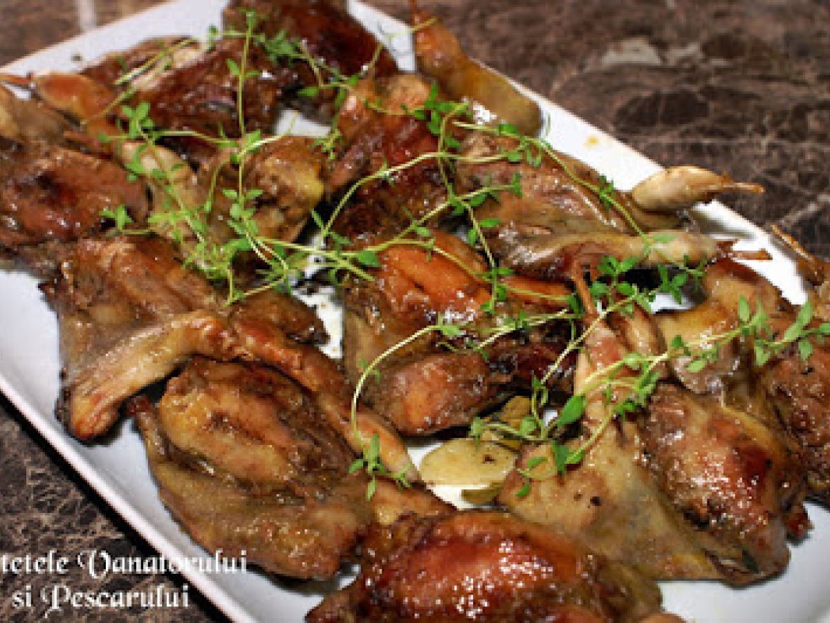 Rețetă de prepelite la cuptor