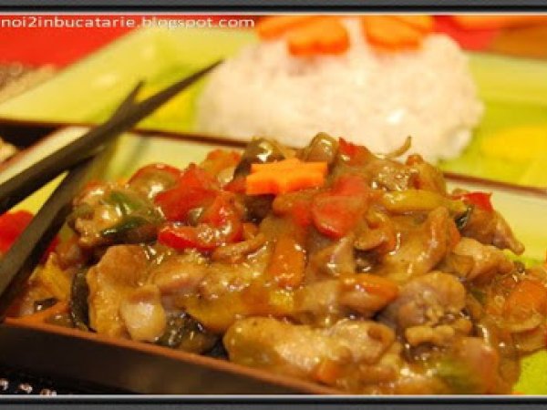 Pui asian style - Rețetă Petitchef