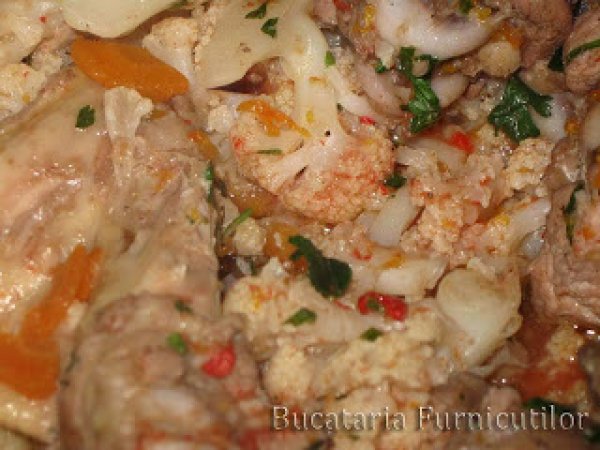 Pui cu conopida - Rețetă Petitchef