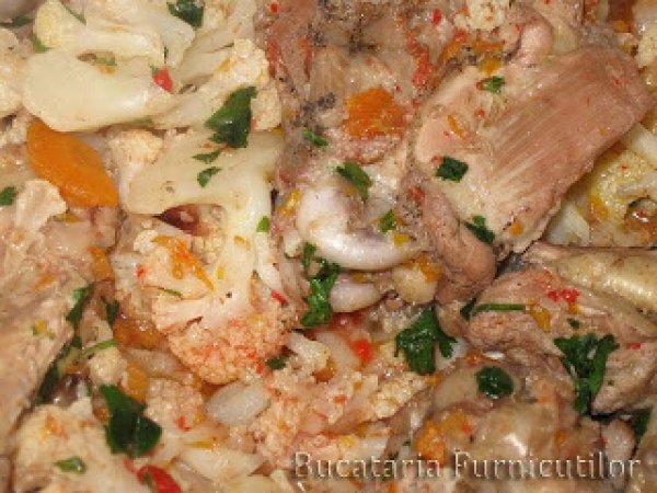 Pui cu conopida - Rețetă Petitchef
