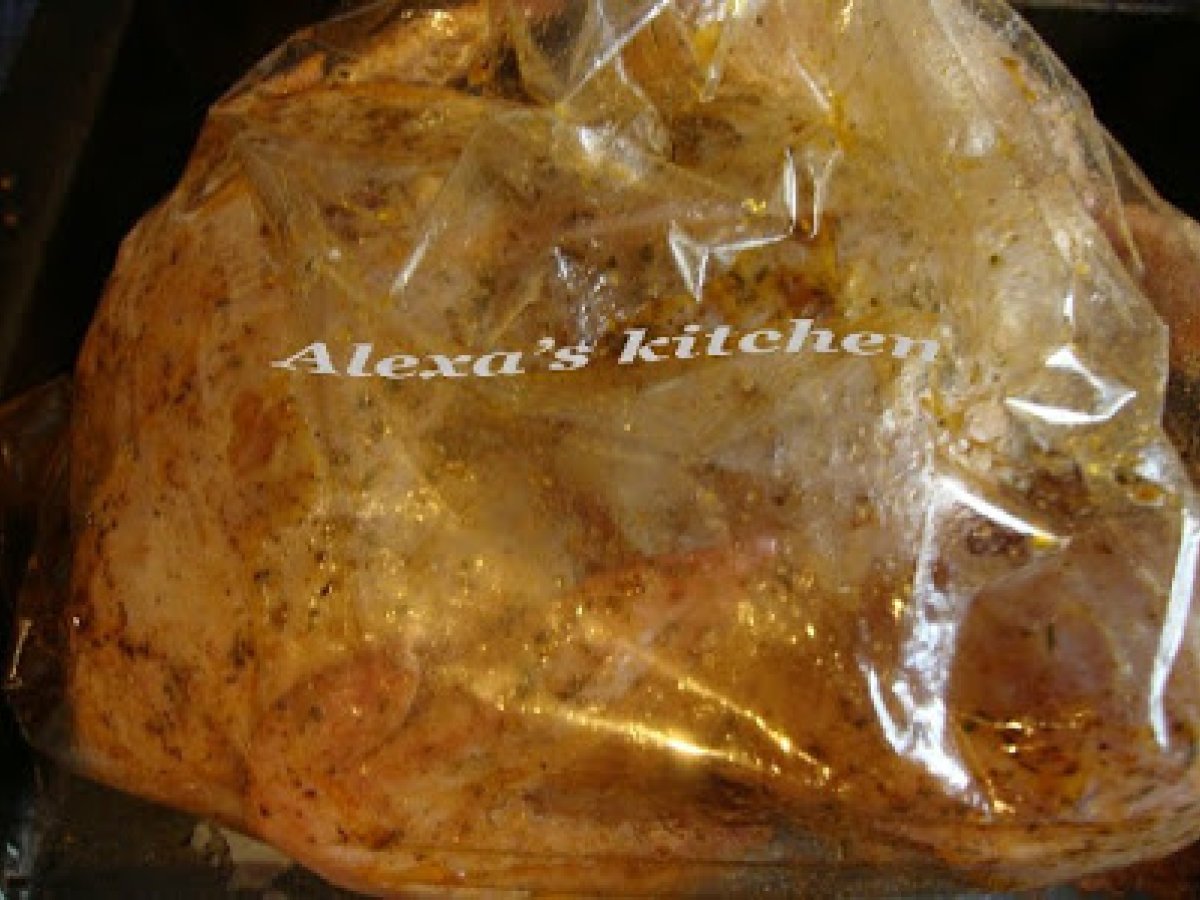 Rețetă de pui întreg la pungă