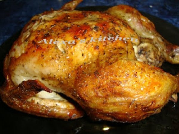 Rețetă de pui întreg la pungă