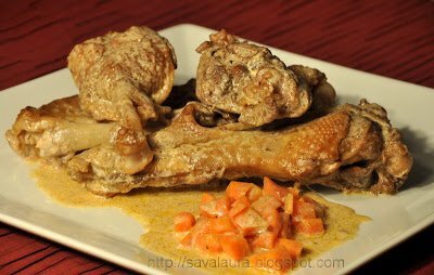 Rețetă de pulpe de gâscă cu morcovi