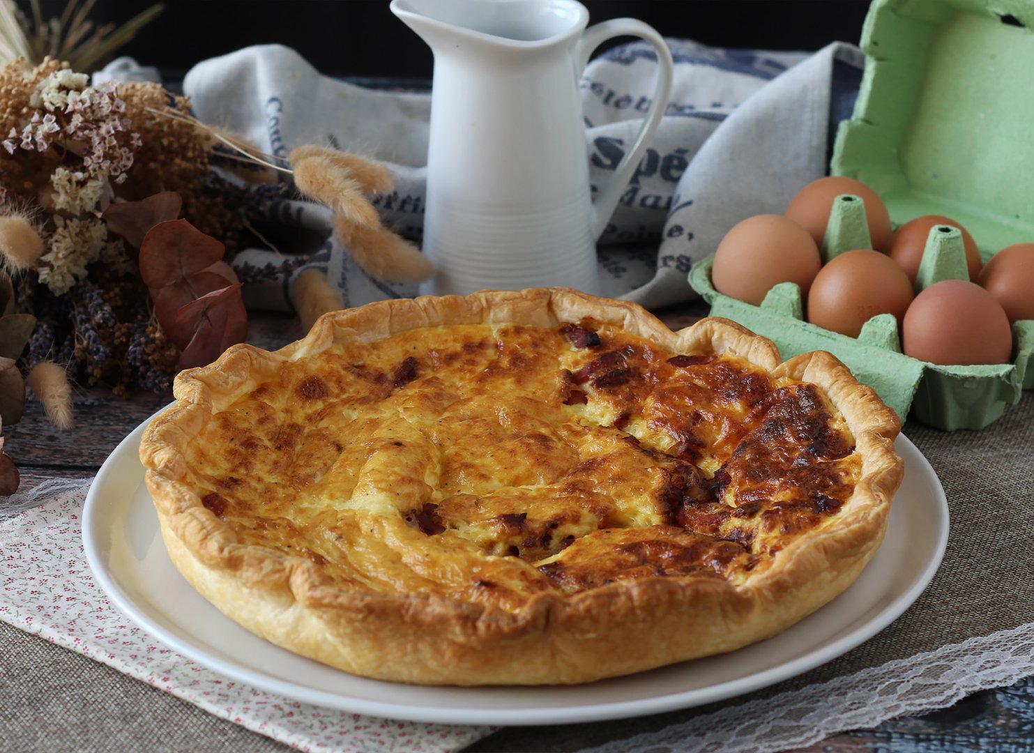 Rețetă ușoară de quiche lorraine de casă