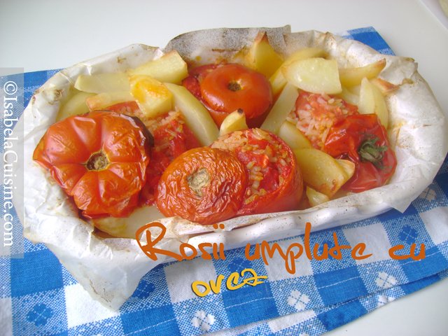 Rețetă de roșii umplute cu orez