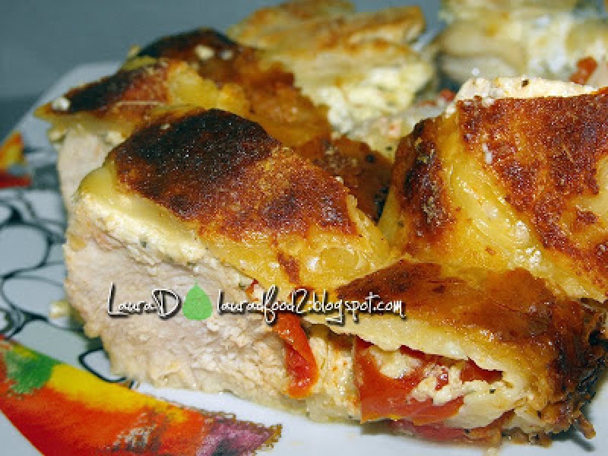 Rulada de foietaj cu curcan - Rețetă Petitchef