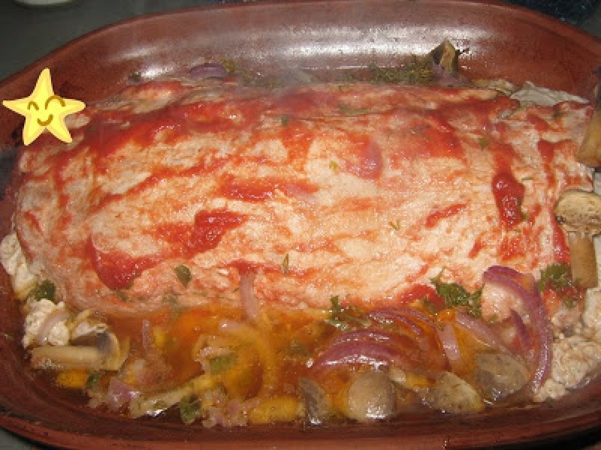 Rulada de porc cu ciuperci si cascaval - Rețetă Petitchef