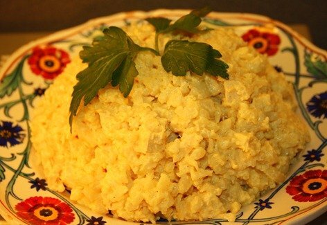 Salata de conopida cu piept de pui - Rețetă Petitchef