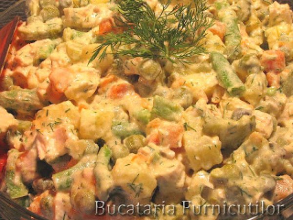 Salata ruseasca - Rețetă Petitchef