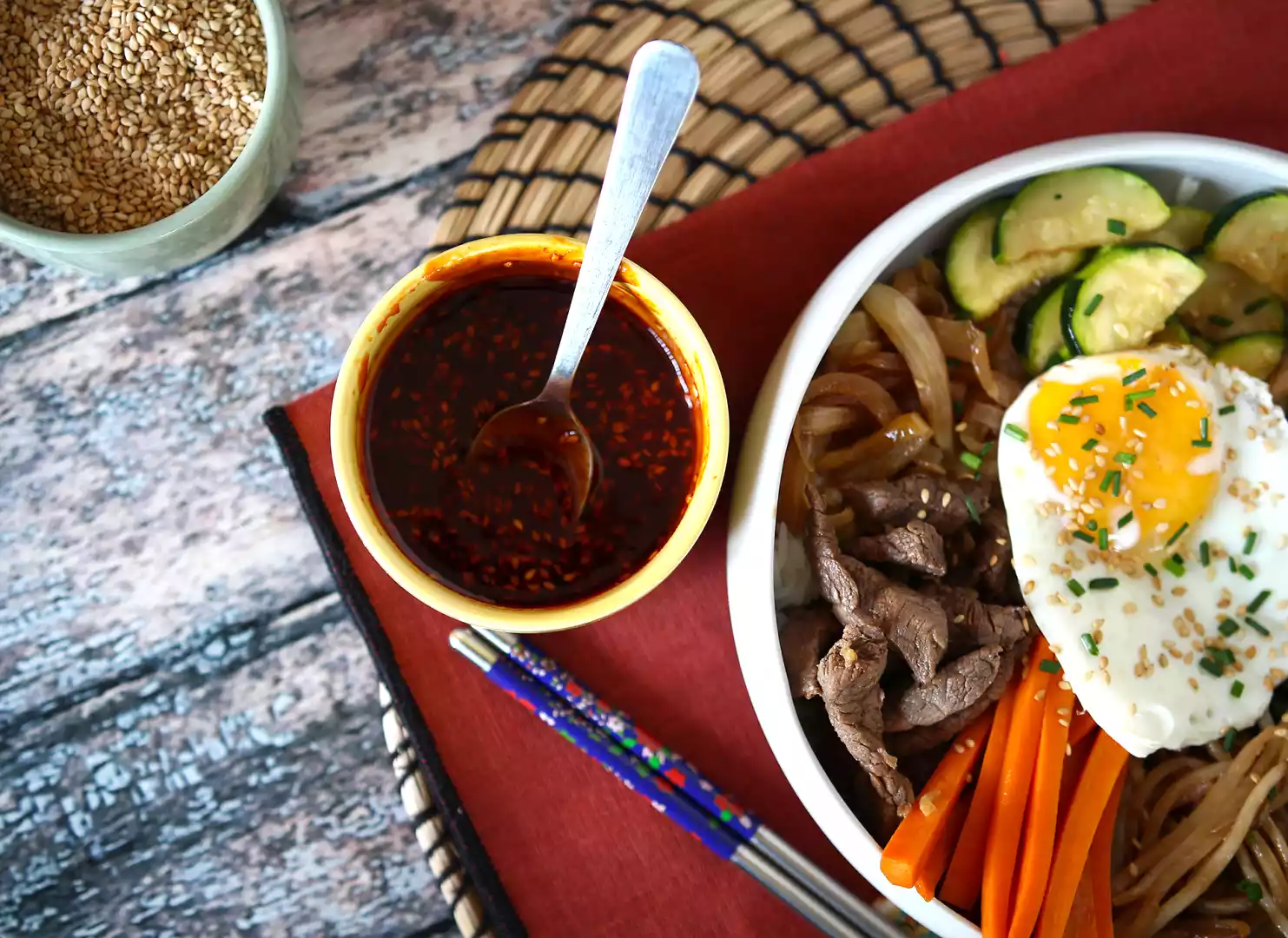 Rețetă sos picant gochujang pentru bibimbap