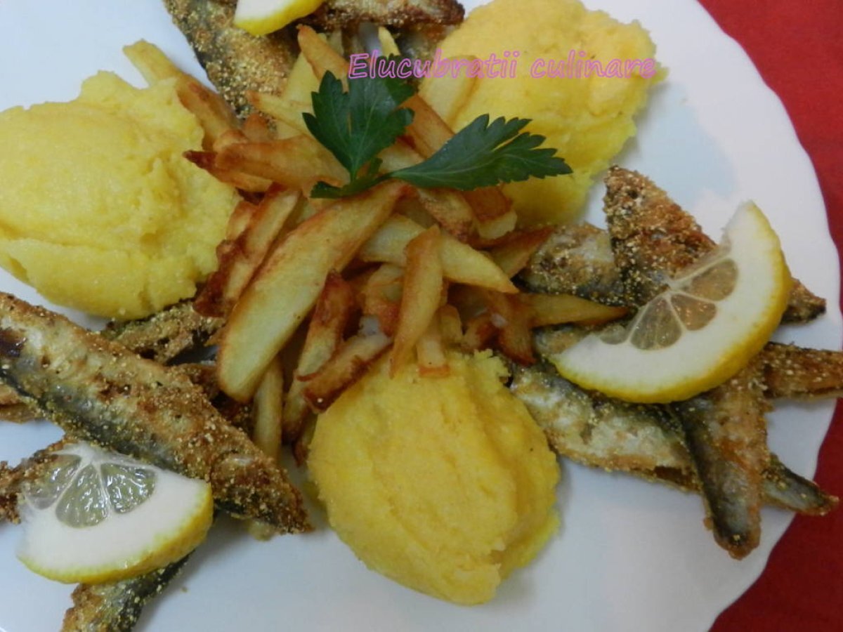 Sprot prăjit - hamsii prăjite - Rețetă Petitchef