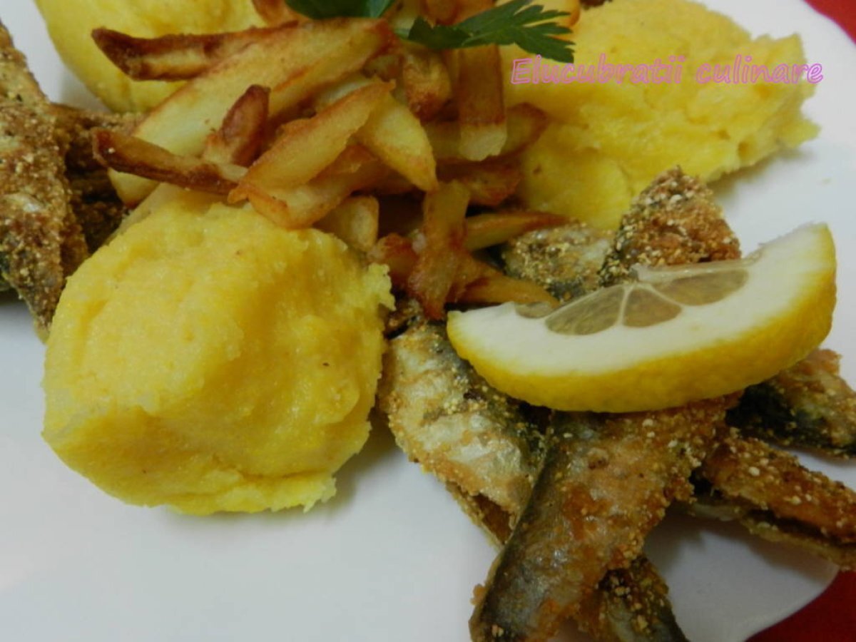Sprot prăjit - hamsii prăjite - Rețetă Petitchef