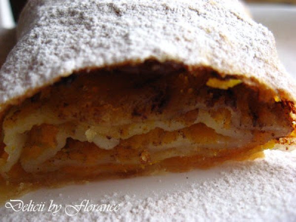 Strudel cu dovleac/mere - Rețetă Petitchef